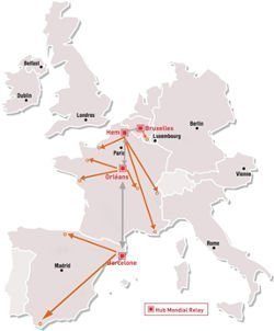 Mondial Relay, expédition de thé vers la France, Belgique et Luxembourg
